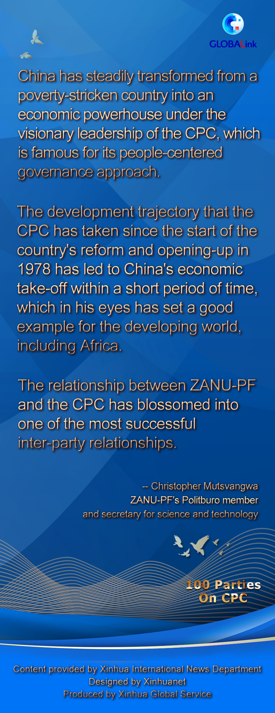 China's peaceful development sets example for world, says Zimbabwean ...