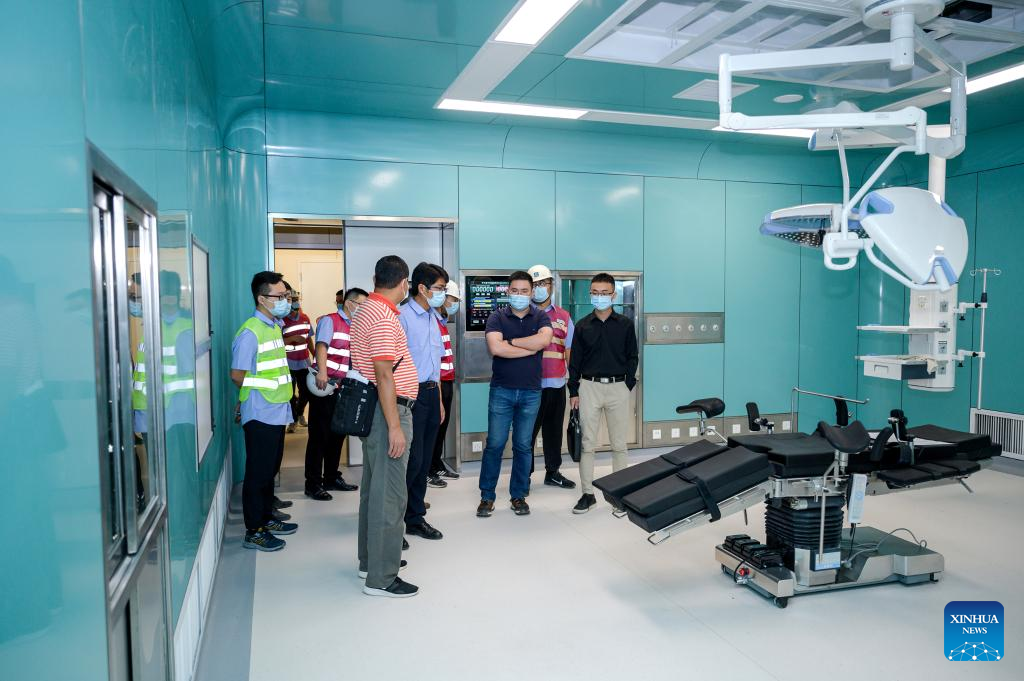 China-funded medical building in Cambodia's capital passes completion ...