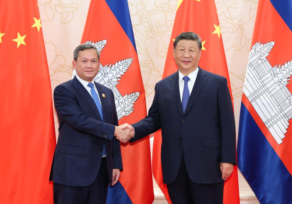 (SCO Tianjin Summit) Xi meets Cambodian prime minister_英语频道_央视网(cctv.com)